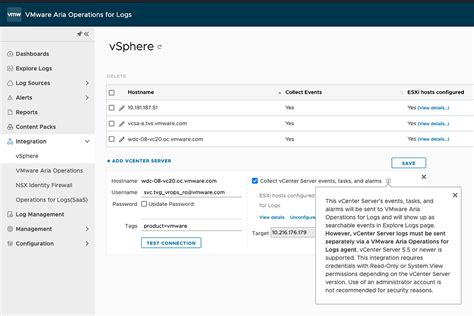Vmware Aria Operations For Logs As A Syslog Destination