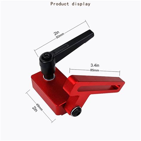 40woodworking Machinery Parts T Slot Stopper Gaug Grandado