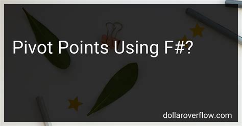 pivot points using f in 2025