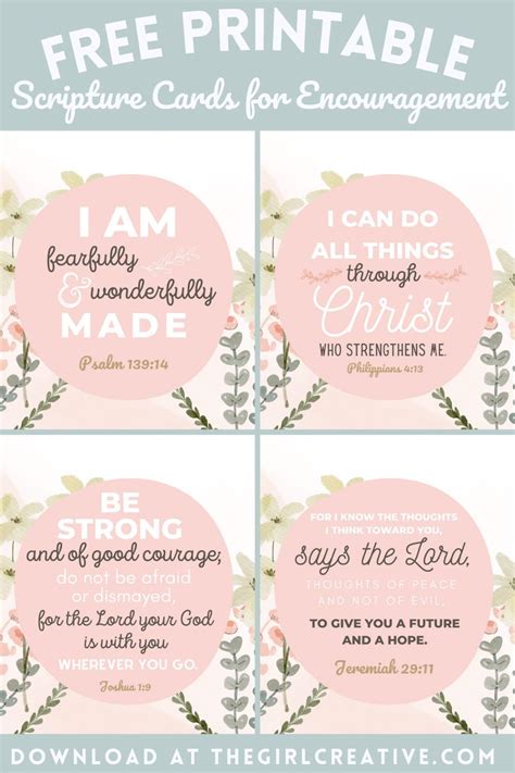 The Best Printable Bible Verses For Encouragement Worksheets Library