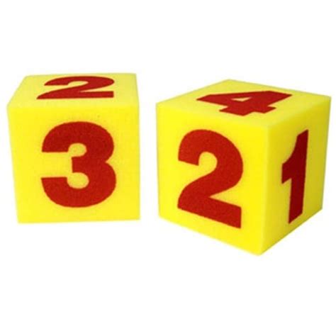 Giant Soft Number Cubes Set Of 2 Toys Toy Street Uk