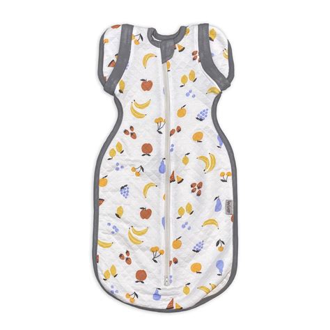 Bamboo Newborn Cocoon Sack 1 Tog Fruit Salad Print Blissfully Lavender Boutique