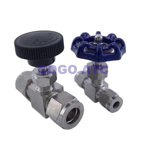 针阀一触4 6 8 10 12毫米1 8 1 4 3 8 1 2英寸硬管ss304流量控制不锈钢针阀 buy 针阀one touch 针阀