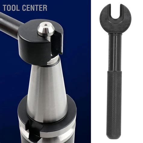 Tool Center ดึงสตั๊ด Spanner 42crmo โลหะผสมสีดำพื้นผิวสังกะสีดึงสตั๊ด Cnc ประแจสำหรับ Bt40