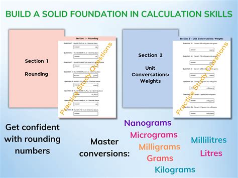 Medication Dosage Calculation Study Workbook Student Nurse Drug Calculation Revision Guide