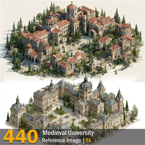Artstation Medieval University Reference Images 8k Artworks