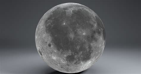 Moon Globe 11k 3d Model 11 3ds Blend Dae Fbx Obj Free3d