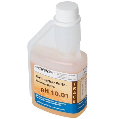 Wtw Buffer Solution Ph 10 01 250 Ml Tampon Çözeltisi Sentezlab Wtw