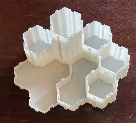 Customizable Hex Cup Tidy Desk Organizer Parametric By Mysterydough