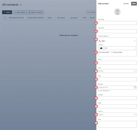 Creating A New Contact Tpg Telecom Messaging Hub
