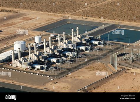 A Gas Fired Power Plant In Arizona Providing Electricty To The Power