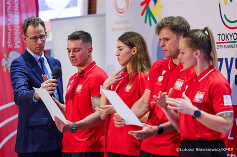 Min Kotecki Na Uroczystości Zaprzysiężenia Reprezentacji Narodowej Na Xxv Letnie Igrzyska