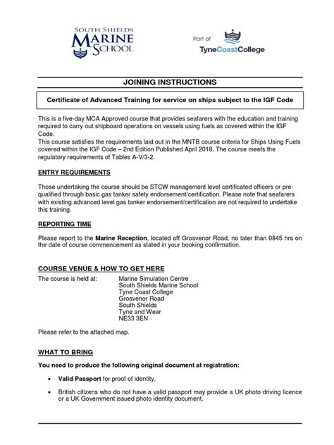 Advanced Training For Ships Using Igf Code Fuels Pdf