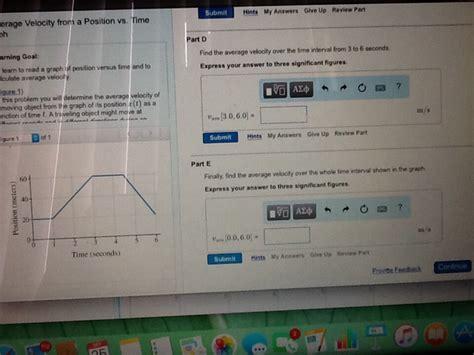 Solved Find The Average Velocity Over The Time Interval From Chegg