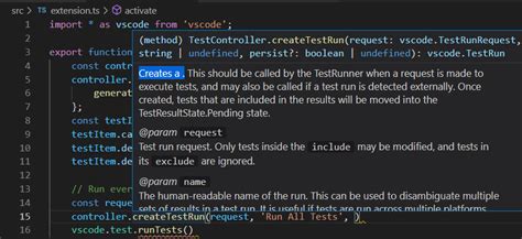 testcontroller `createtestrun` docstring missing info · issue 127557