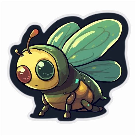 Premium Photo A Cartoon Bug With A Bug On It