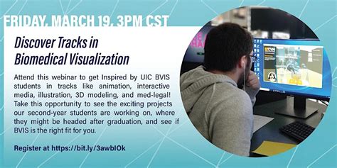 One Week From Today Uics Biomedical Visualization Program Is Hosting Webinars About The