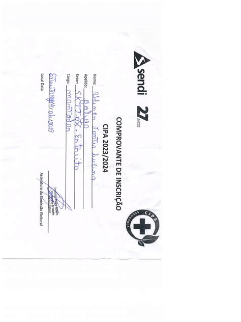 Cedula Candidato Aldenar Fontes Pdf