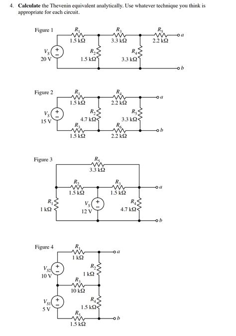 Solved Calculate The Thevenin Equivalent Analytically Use Chegg Com