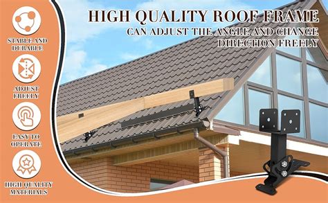 3 Pack Pergola Roof Riser Brackets Kit 90 Degree