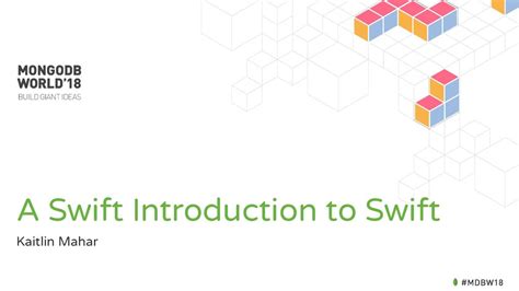 a swift introduction to swift speaker deck