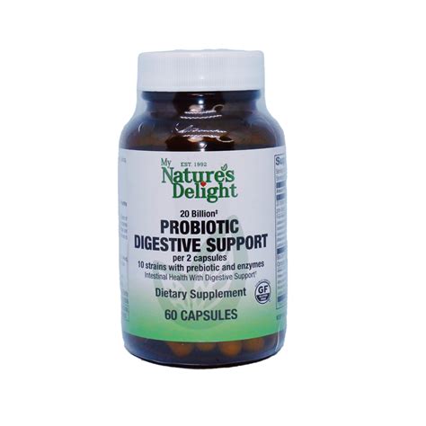 Probiotic Digestive Support 60 Caps My Natures Delight