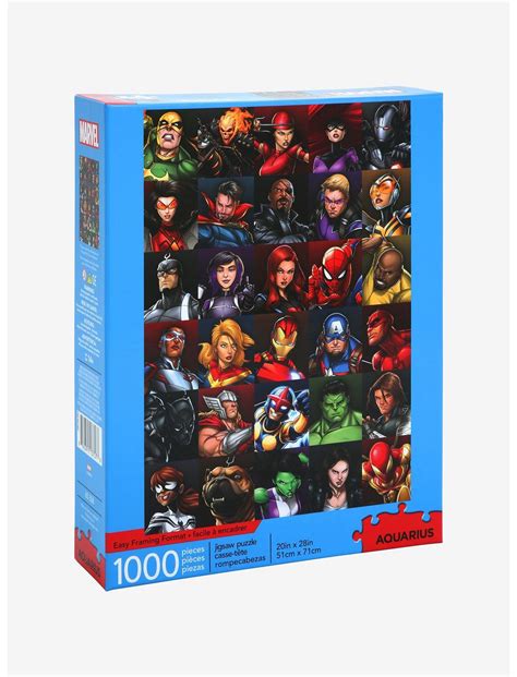 Marvel Heroes Grid Portrait 1000 Piece Puzzle Boxlunch