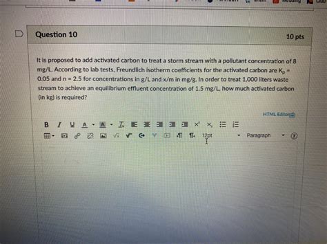 Solved CIUD Question 10 10 Pts It Is Proposed To Add Chegg Com