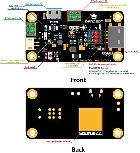Dfr0559 Dfrobot Solar Power Manager 5v Evelta