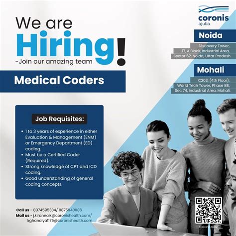Medicalcoding Hiringnow Coronisajuba Noidajobs Mohalijobs Coronis Ajuba 10 Comments