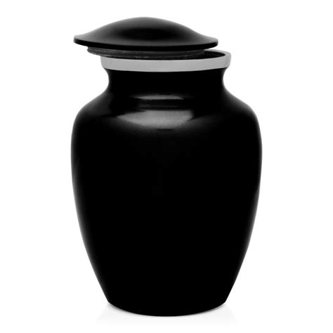 Small Cockapoo Pet Cremation Urn Jet Black Green Meadow Memorials