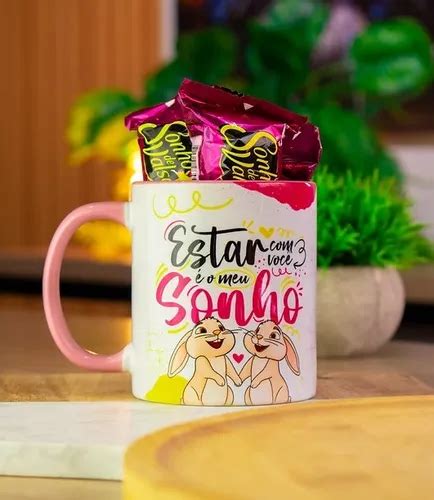 Canecas Personalizadas Páscoa Atacado Promoção Presente Choc Branca
