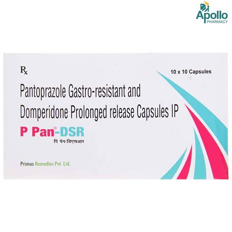 P Pan Dsr Capsule 10s Price Uses Side Effects Composition Apollo