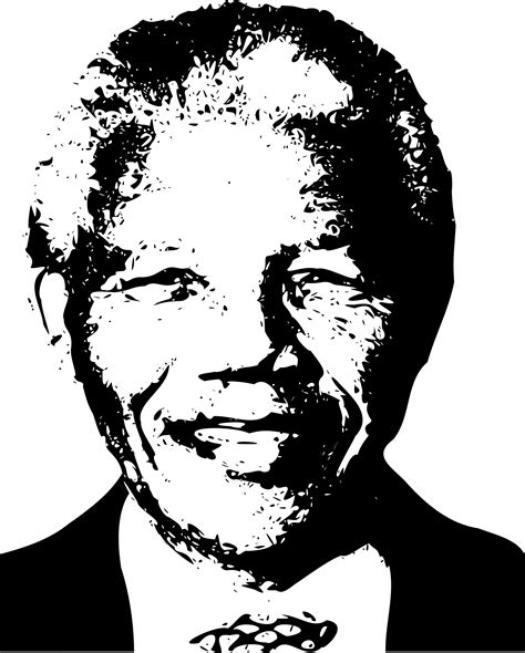 Nelson Mandela Icon And Graphic Design Inspiration Clipart