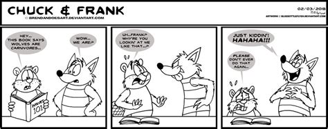 Chuck And Frank Comic By Bluebottleflyer On Deviantart