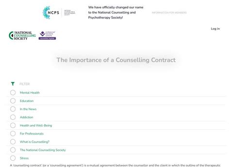 The Importance Of A Counselling Contract New Era Institute Elibrary