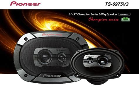 Oto Muzik Sepeti - Pioneer TS 6975 V3 Şampiyon Serisi 550 Watt Oval ...