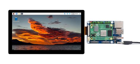 Wyświetlacz 7 1024 × 600 Ips Hdmi Dla Raspberry Pi Dotyk Pojemnościowy Elty Pl