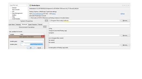 Nodejs Nodejs App Fails To Run In Nodeclipse Stack Overflow