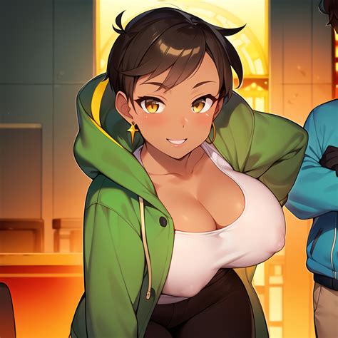 Rule 34 1girls Ai Generated Big Breasts Breasts Dark Skin Dc Dc