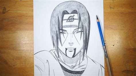 Itachi Sharingan Drawing With Pencil