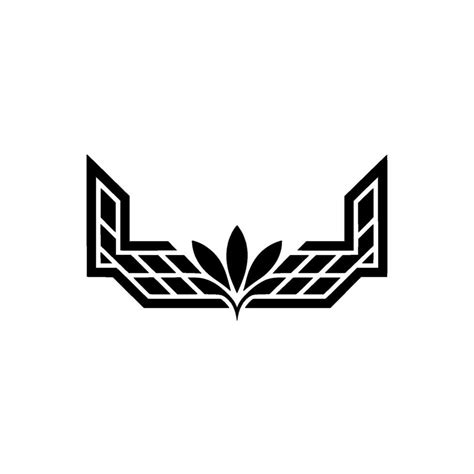 Geometric Leaf Emblem Modern Minimalist 67626159 Vector Art At Vecteezy