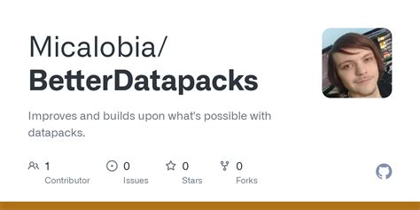 Github Micalobia Betterdatapacks Improves And Builds Upon What S Possible With Datapacks