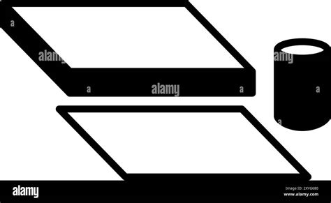 Industry Materials Icon Symbol Vector Illustration Stock Vector Image