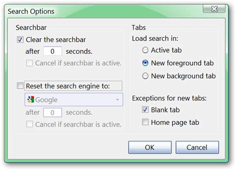 Modify Firefoxs Search Bar Behavior With Searchload Options