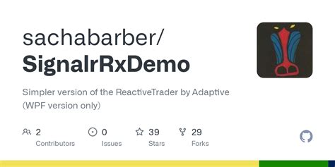 Github Sachabarber Signalrrxdemo Simpler Version Of The Reactivetrader By Adaptive Wpf