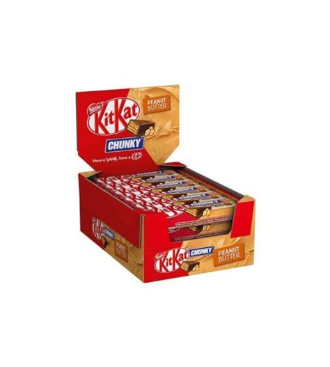 Kit Kat Chunky Peanut Butter 24 X 42g The Sweets Hub