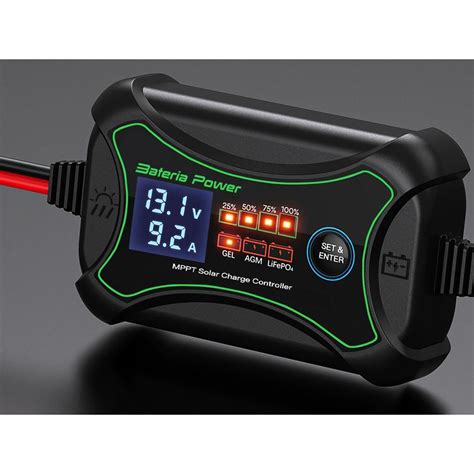 10a Mppt Solar Charge Controller Bateria Power Solar Intelligent 10