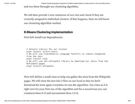 K Means Clustering Explained Algorithm And Sklearn Implementation By Marius Borcan Towards