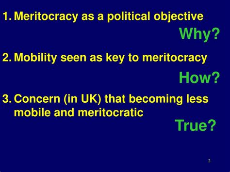 Ppt Mobility And Meritocracy Powerpoint Presentation Free Download